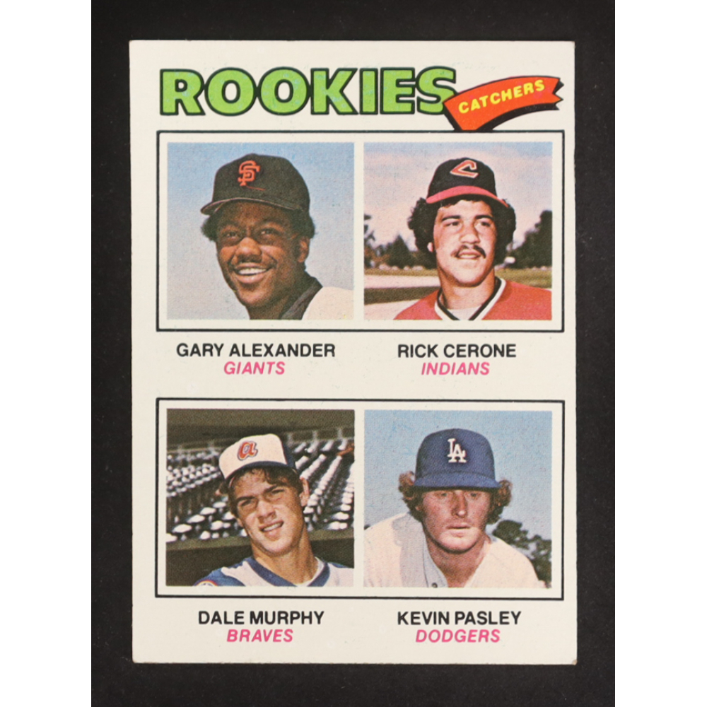 Gary Alexander / Rick Cerone /Dale Murphy / Kevin Pasley 1977 Topps ...