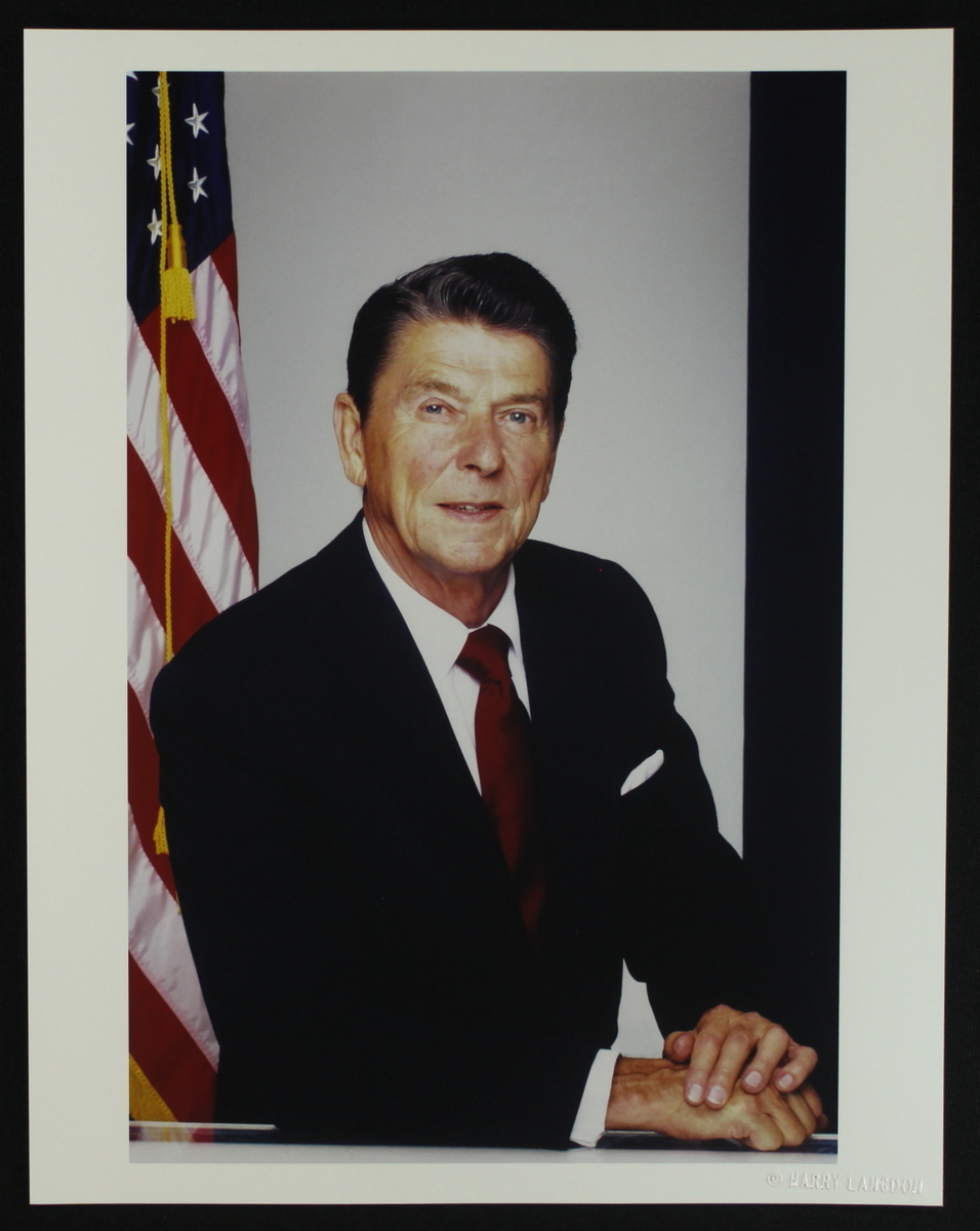 President Ronald Reagan 11x14 Photo Signed by Photographer Harry ...