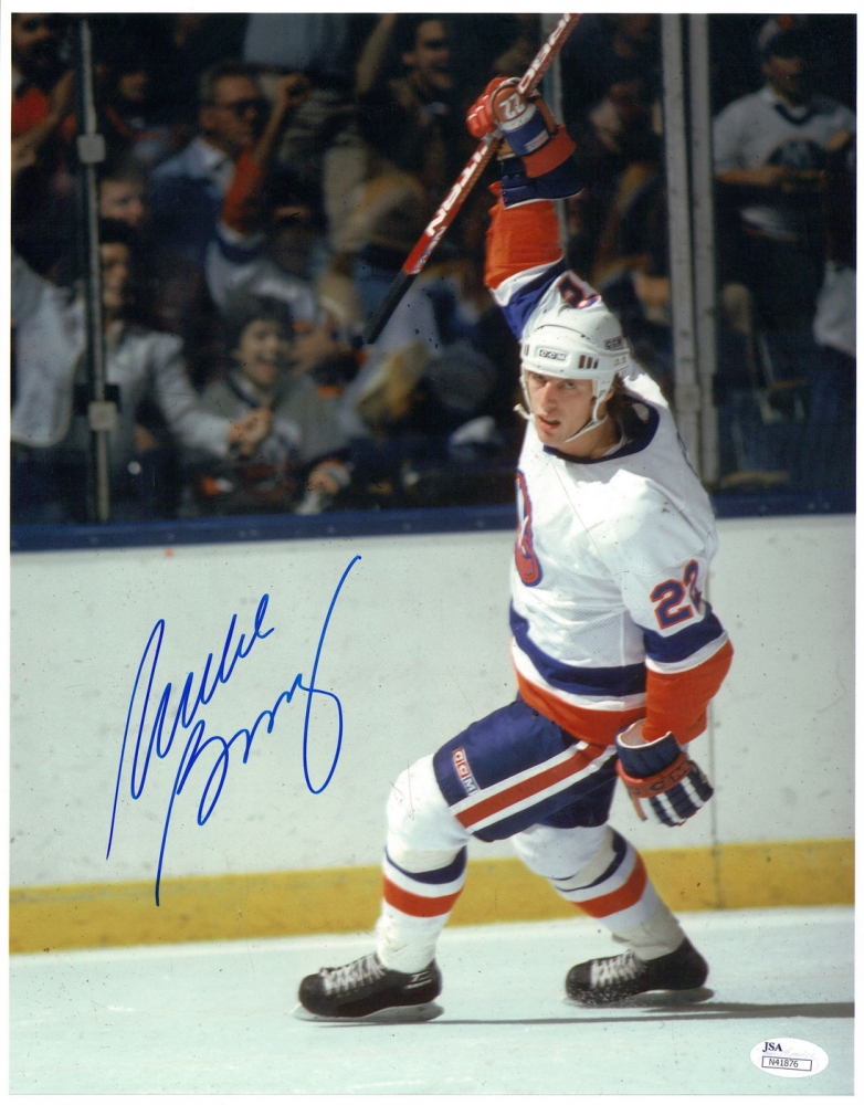 Mike Bossy Signed Islanders 11x14 Photo (JSA) | Pristine Auction