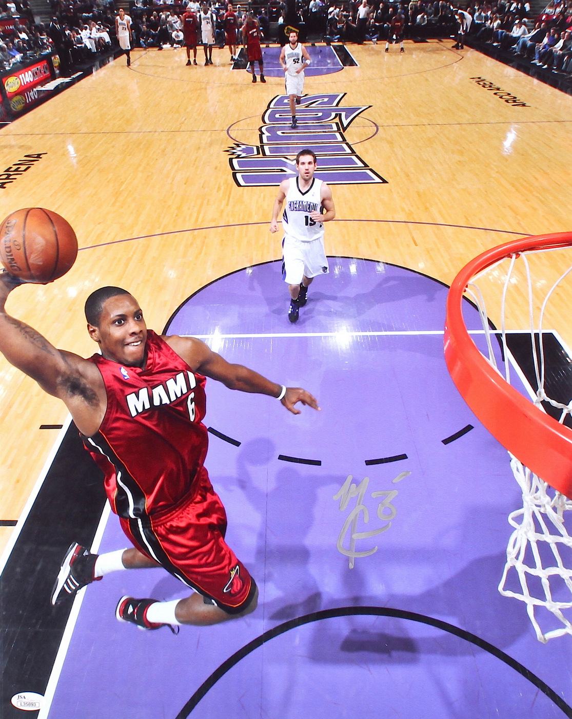 Mario Chalmers Signed Heat 16x20 Photo (JSA COA) | Pristine Auction