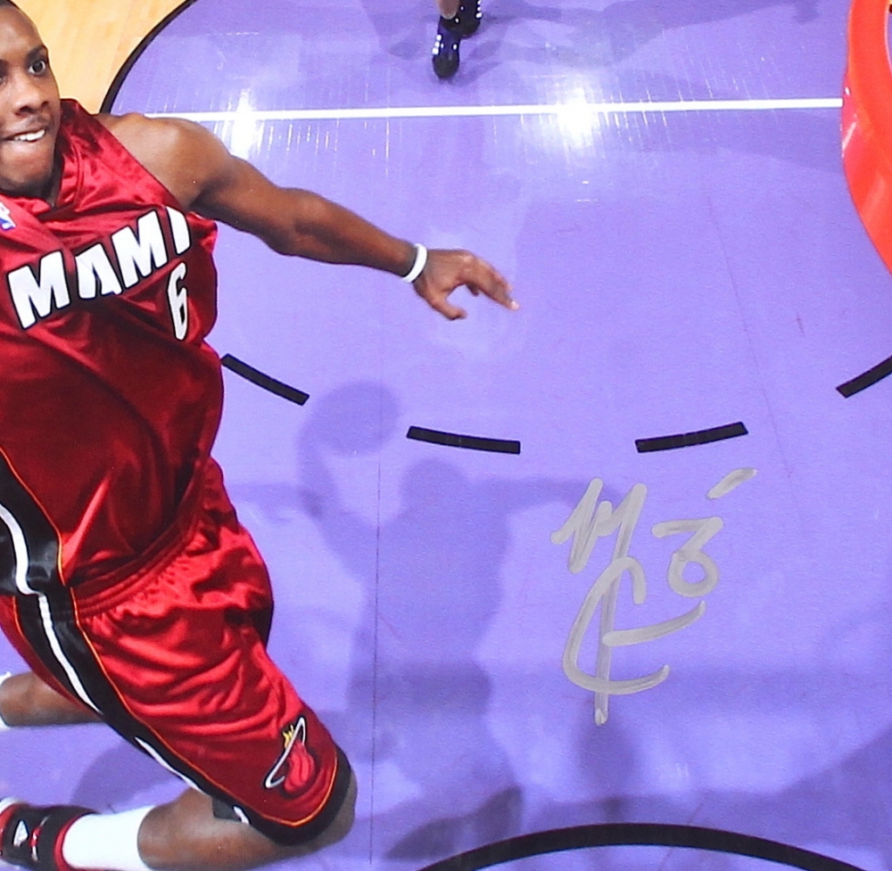 Mario Chalmers Signed Heat 16x20 Photo (JSA COA) | Pristine Auction