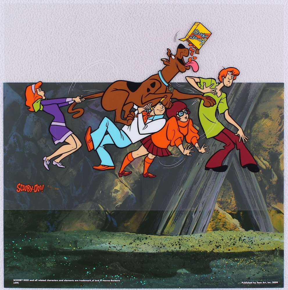 "Scooby Snacks" Scooby-Doo 12x16 LE Animation Serigraph Cel (Toon Art ...