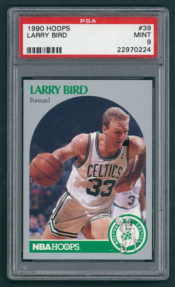 Larry Bird 1990 Hoops #39 (PSA 9) | Pristine Auction