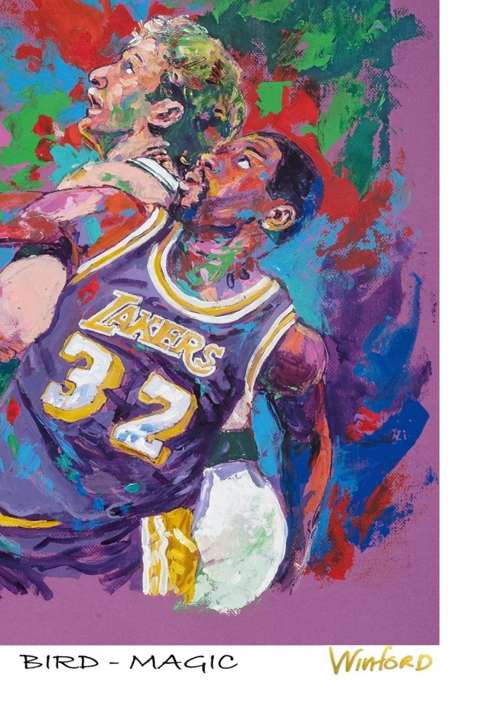 Larry Bird vs. Magic Johnson "Bird - Magic" Limited Edition 11x17 ...