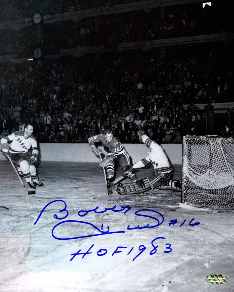 Bobby Hull Signed Blackhawks 8x10 Photo Inscribed "HOF 1983" (Schwartz ...
