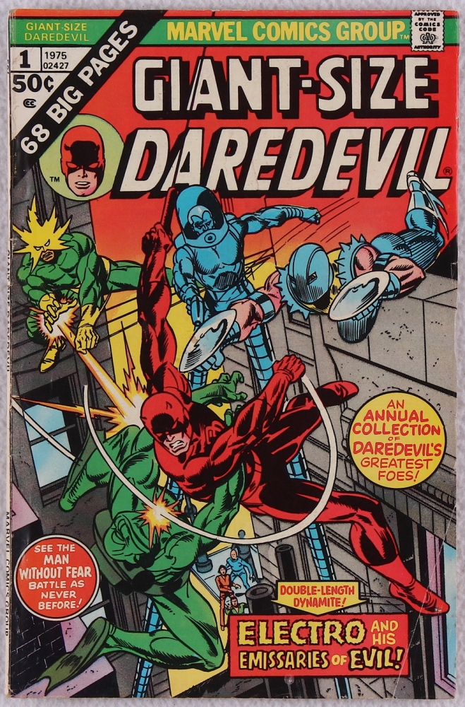 Vintage 1975 "Daredevil" Issue #1 Marvel Comic Book | Pristine Auction