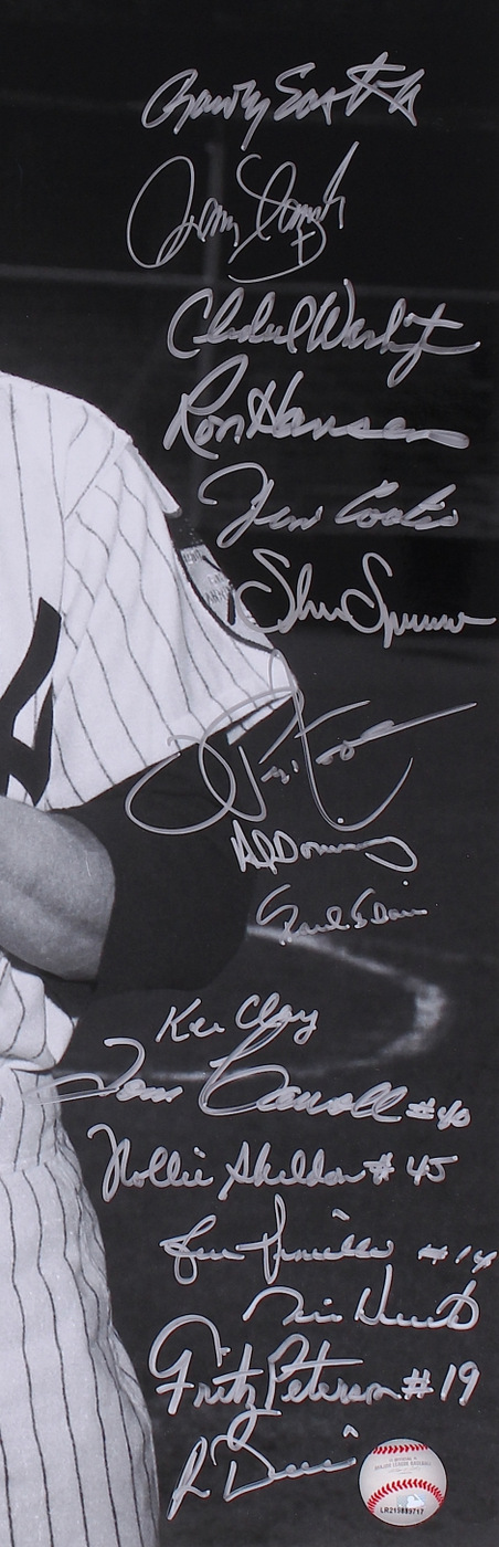 New York Yankees 16x20 Photo Signed by (20) with Roy White, Dennis ...
