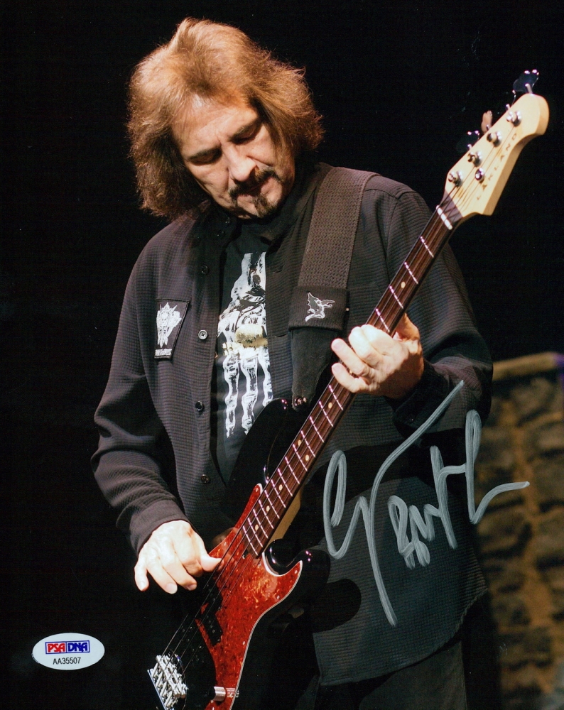 Geezer Butler Signed 8x10 Photo (PSA COA) | Pristine Auction