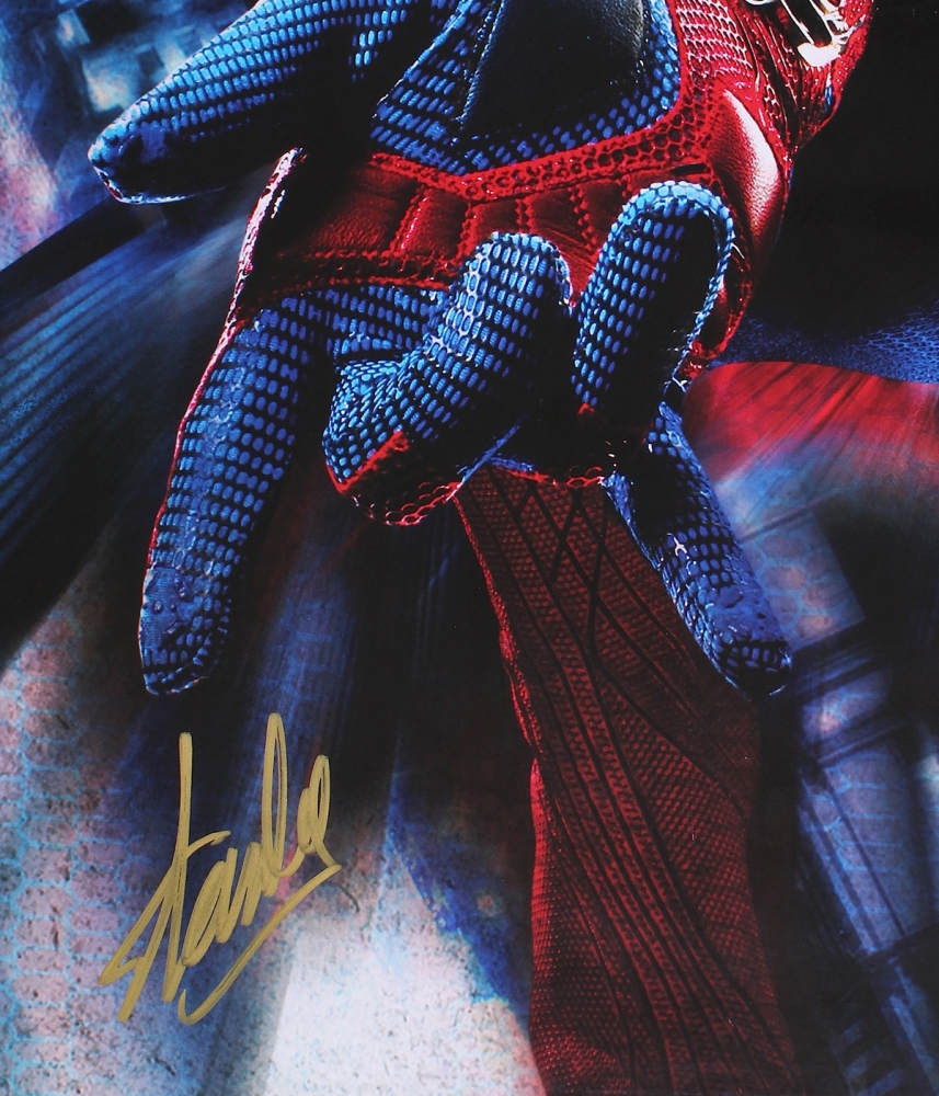 Stan Lee Signed "Spider-Man" 22x34 Movie Poster (PSA COA) | Pristine ...