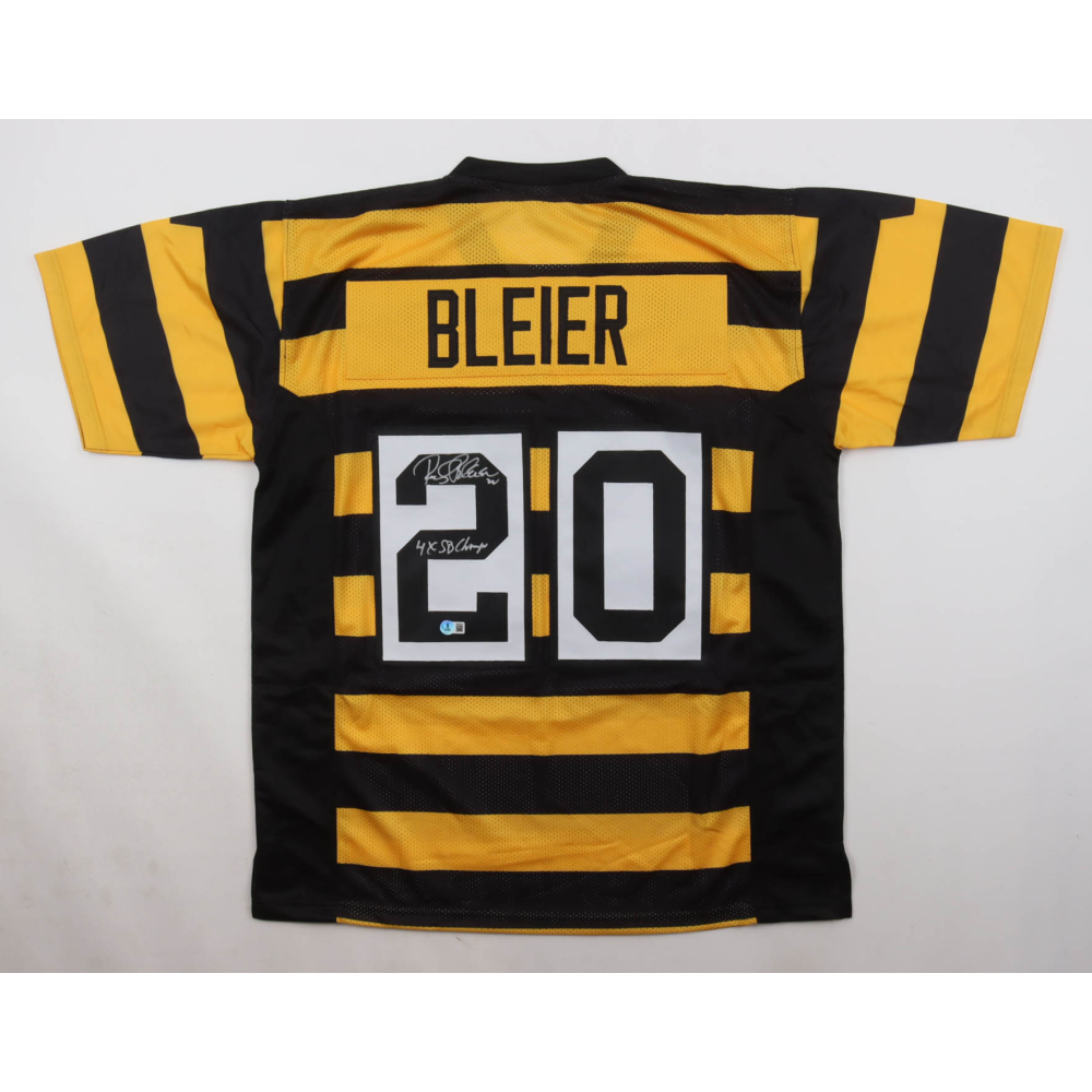 Rocky Bleier Signed Jersey Inscribed "4x SB Champs" (Beckett ...