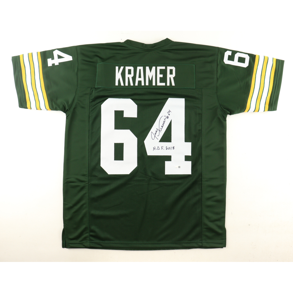 Jerry Kramer Signed Jersey Inscribed "H.O.F. 2018" (JSA) | Pristine Auction