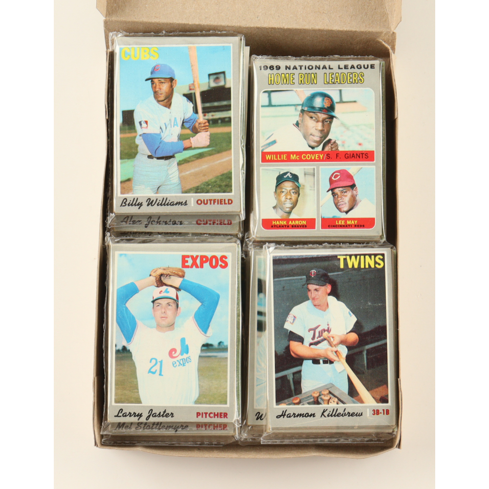 1970 Topps Baseball Cello Fun Pack Vending Box with (20) Packs ...