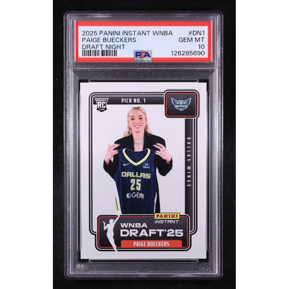 Paige Bueckers 2025 Panini Instant WNBA Draft Night #DN1 RC (PSA 10 ...