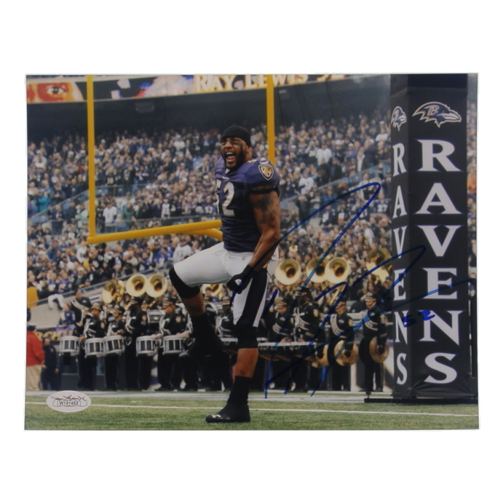 Ray Lewis Signed Ravens 8x10 Photo (JSA) | Pristine Auction