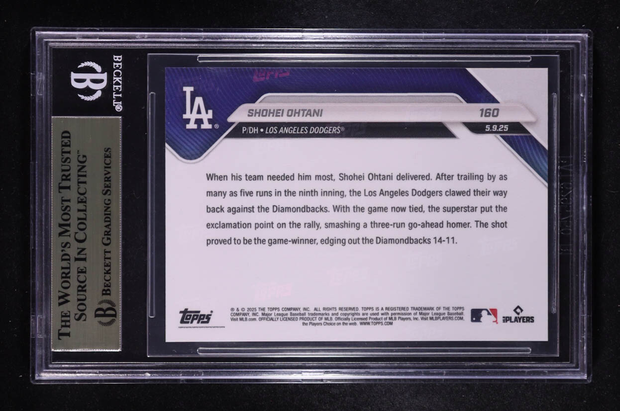 Shohei Ohtani 2025 Topps Now #160 (BGS 9.5) | Pristine Auction