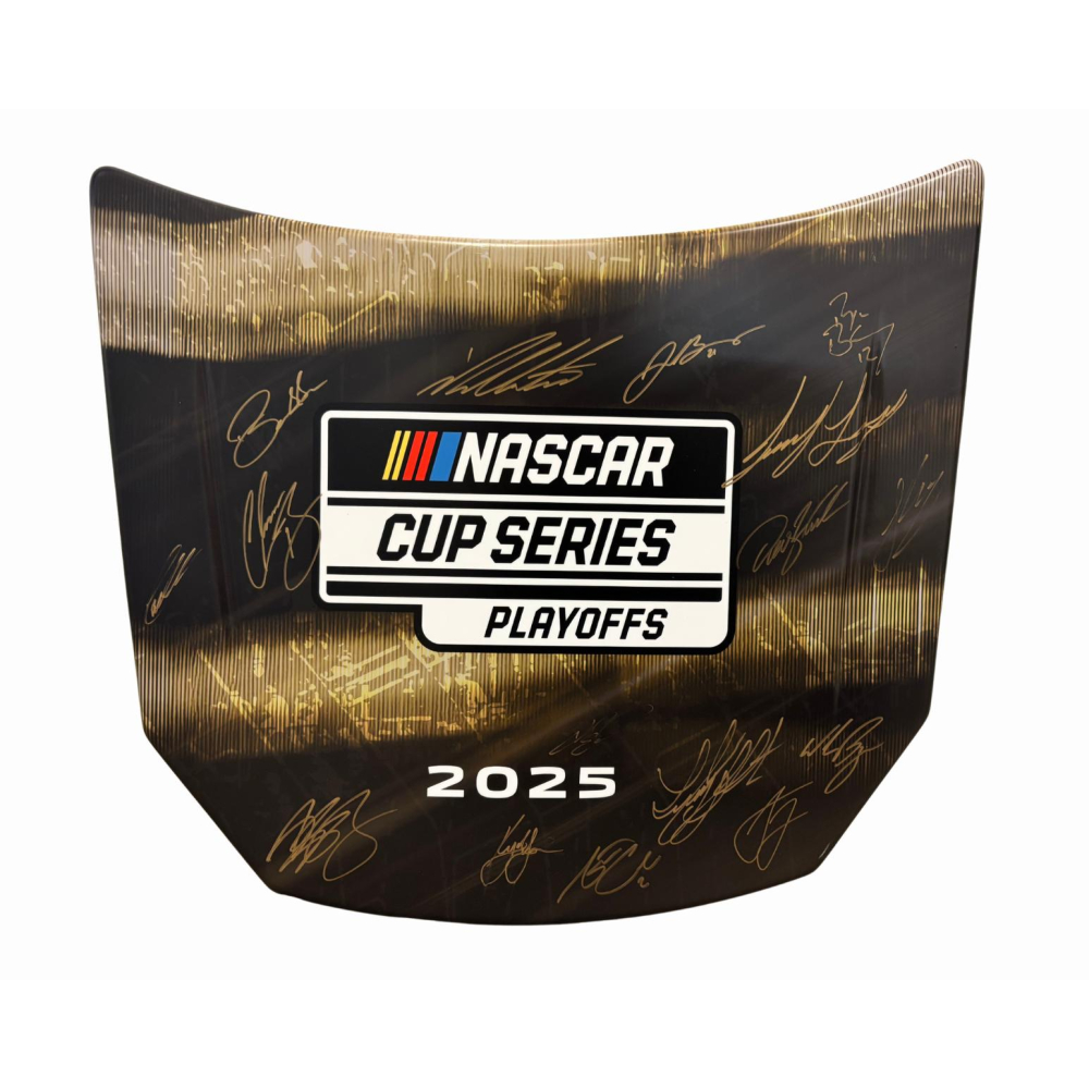 2025 NASCAR Cup Series Playoffs Signed Mini Hood | Pristine Auction