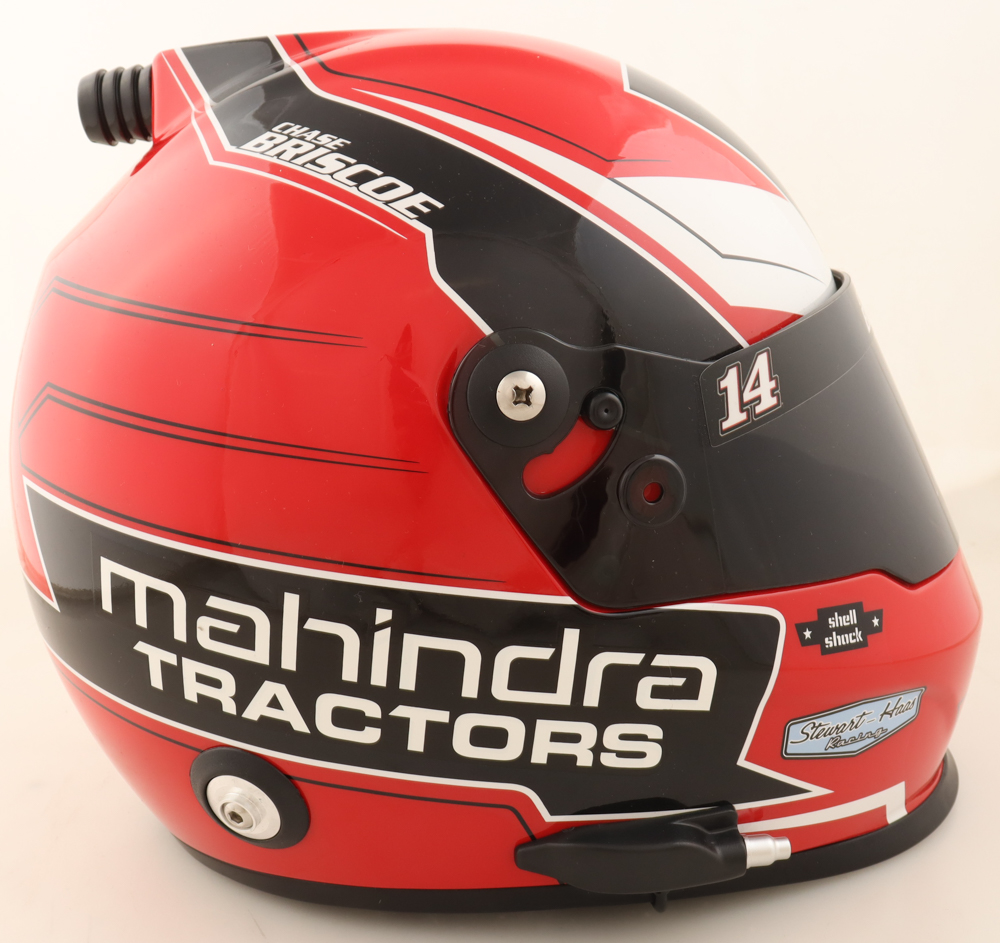 Chase Briscoe Signed NASCAR Mahindra Tractors Full-Size Helmet (PA ...