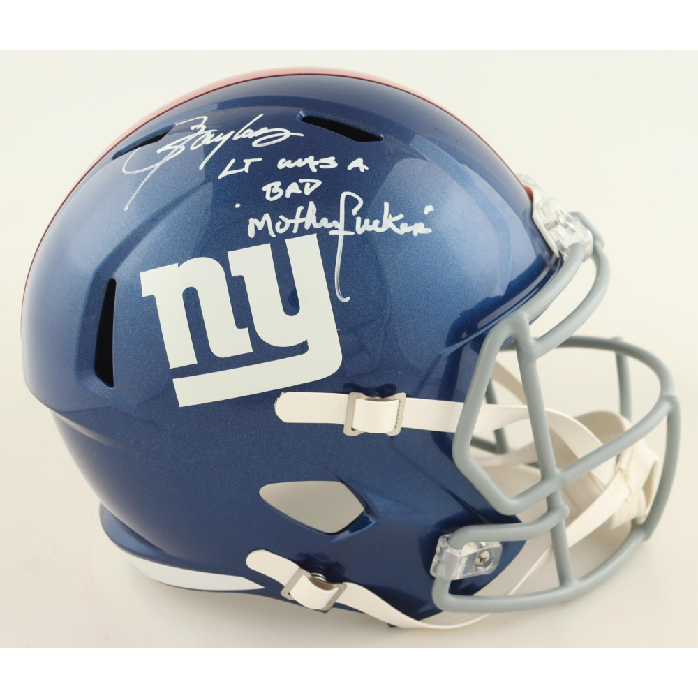 Lawrence Taylor Signed Giants Full-Size Speed Helmet Inscribed "LT Was ...