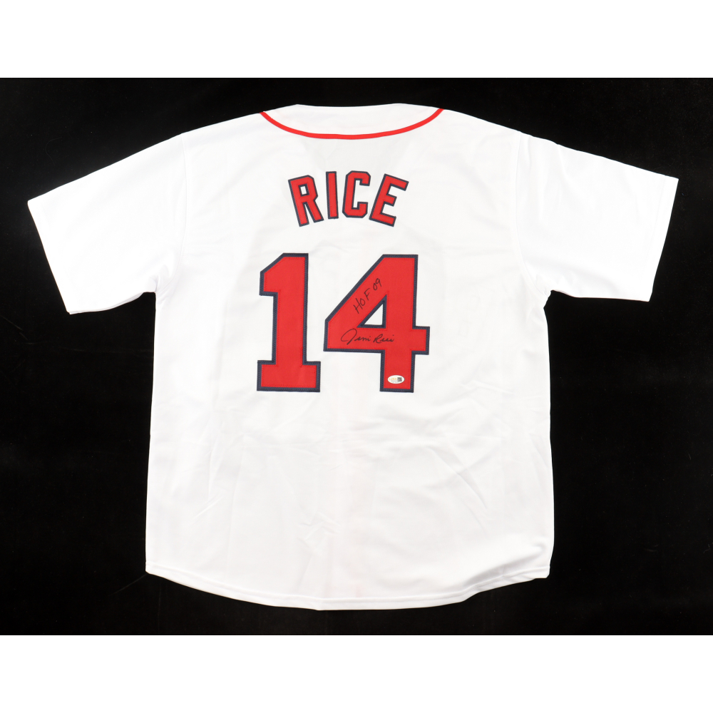 Jim Rice Signed Jersey Inscribed "HOF 09" (JSA) | Pristine Auction