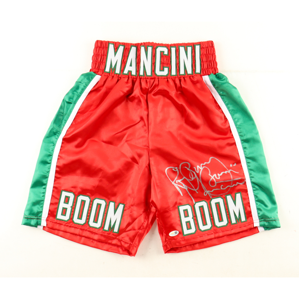 Ray "Boom Boom" Mancini Signed Boxing Trunks (JSA) | Pristine Auction
