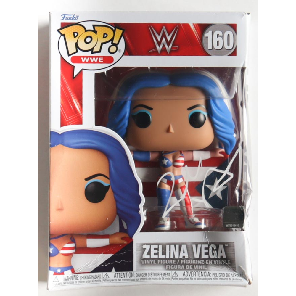 Zelina Vega Signed "WWE" #160 Funko Pop! Vinyl Figure (Fanatics ...