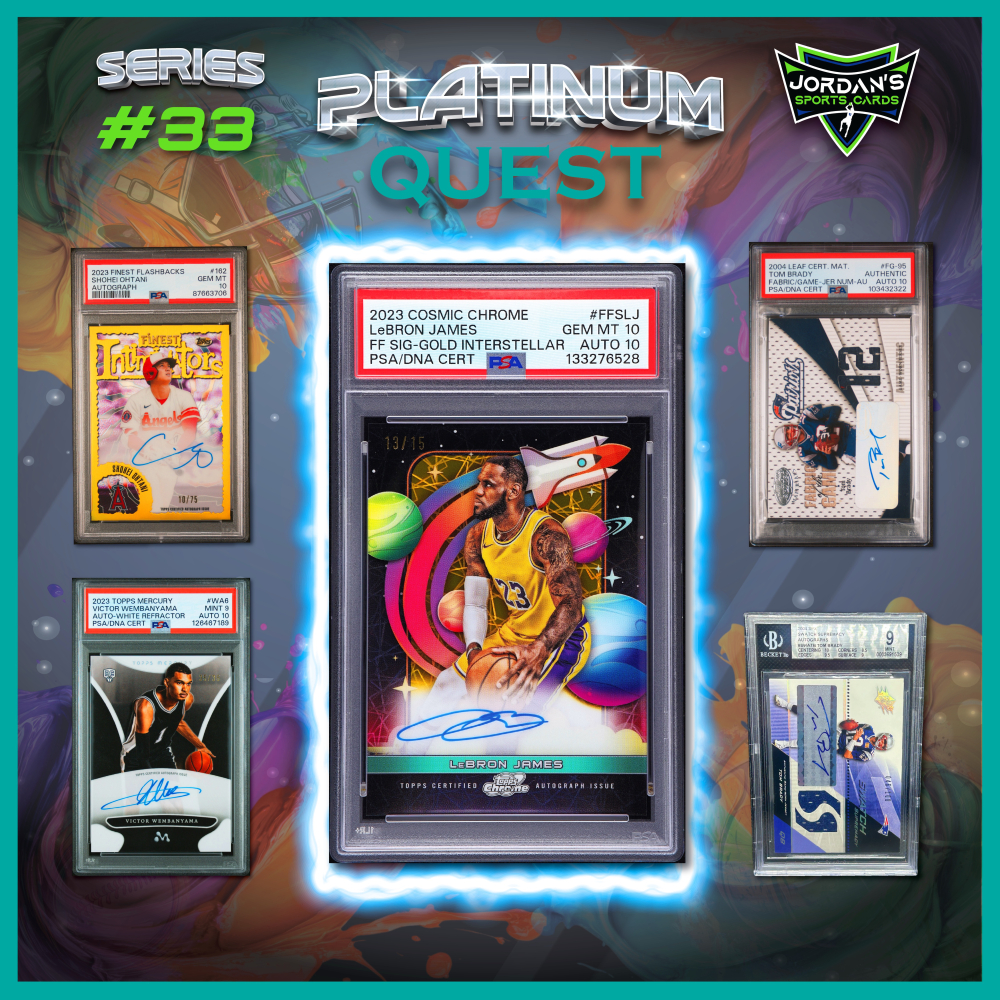 Platinum Quest Series 33 Sports Card Pack Mystery Box Presented by ...