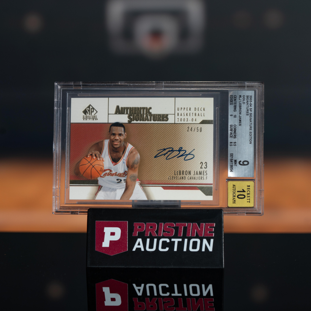 LeBron James 2003-04 SP Signature Edition Signatures Gold #LJ RC Auto ...