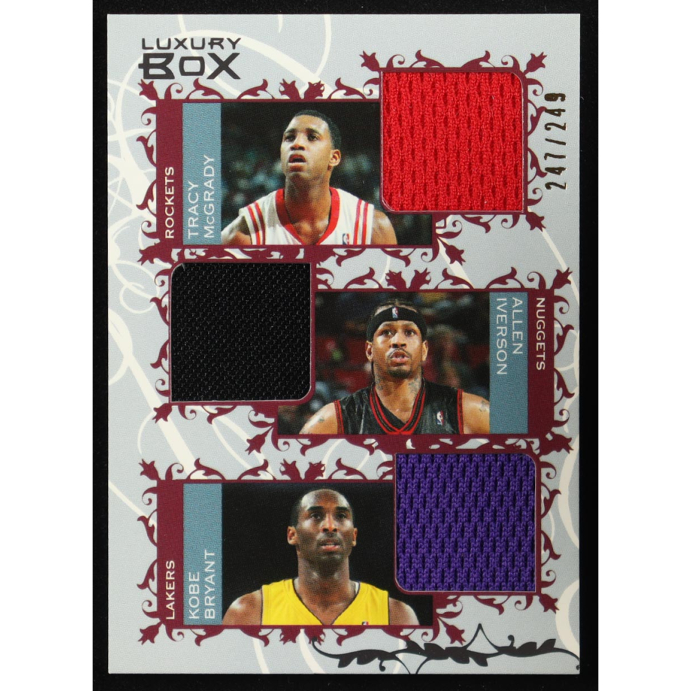Tracy McGrady / Allen Iverson / Kobe Bryant 2006-07 Topps Luxury Box ...