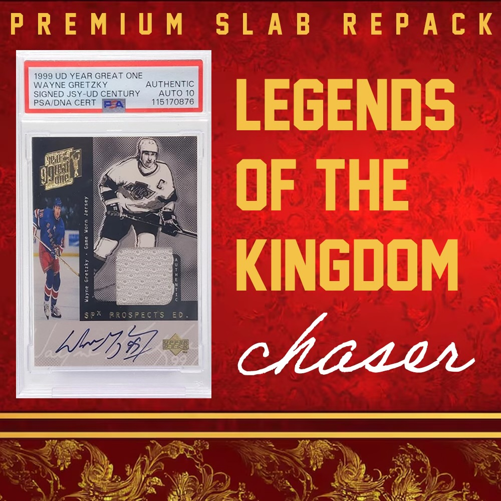 “Legends of the Kingdom" Premium Slab Repack Mystery Box with (1) Card ...