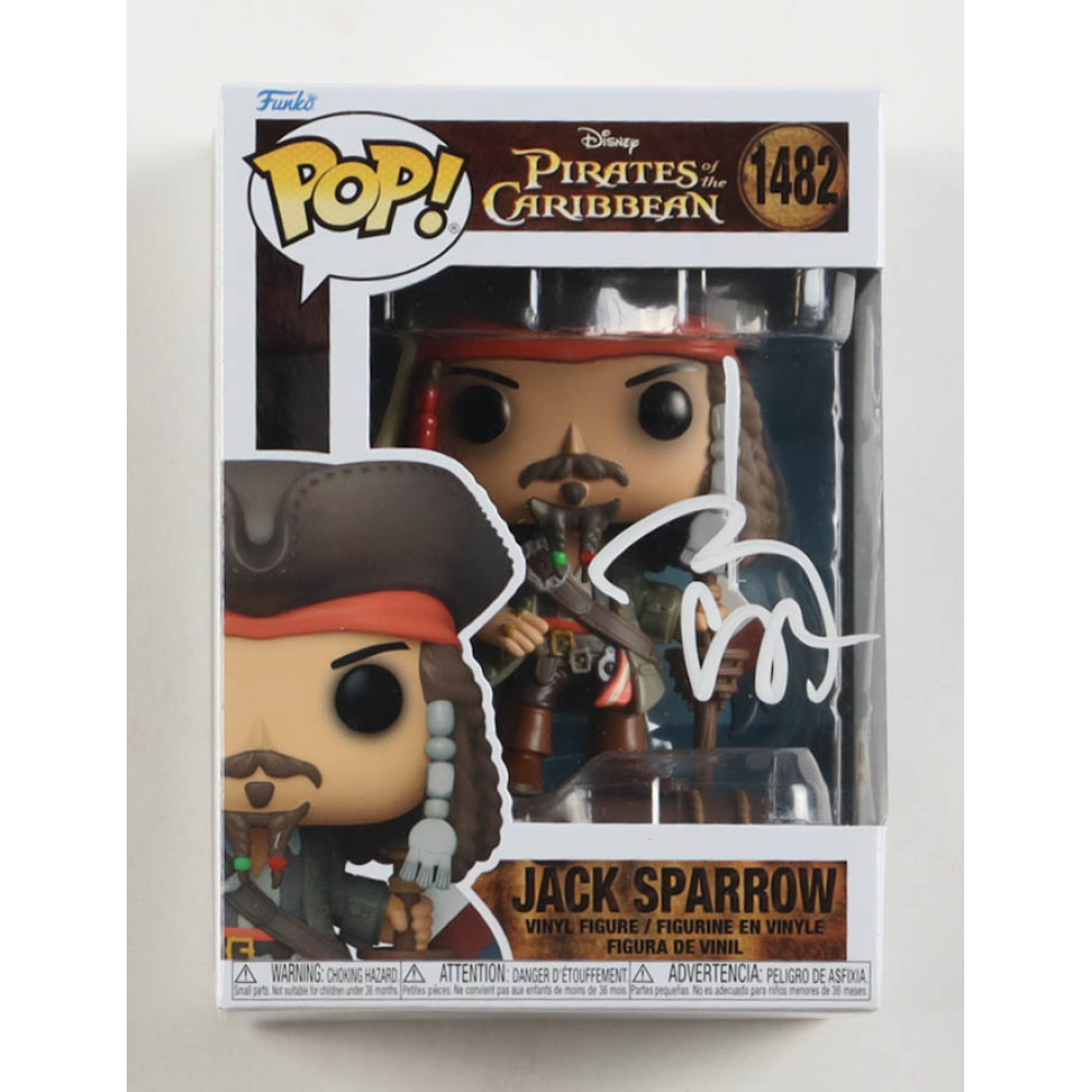 Johnny Depp Signed "Pirates Of The Caribbean" #1482 Jack Sparrow Funko ...