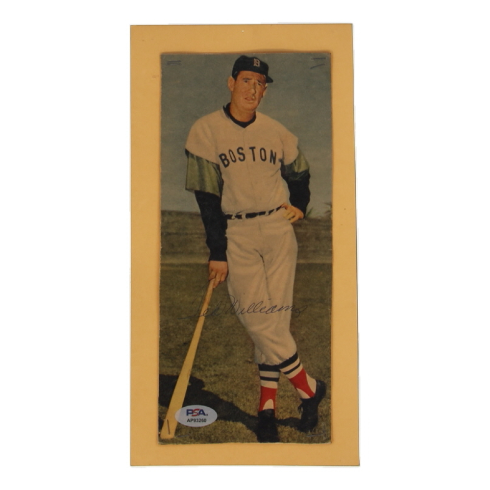Ted Williams Signed Red Sox 5x10 Photo (PSA) | Pristine Auction