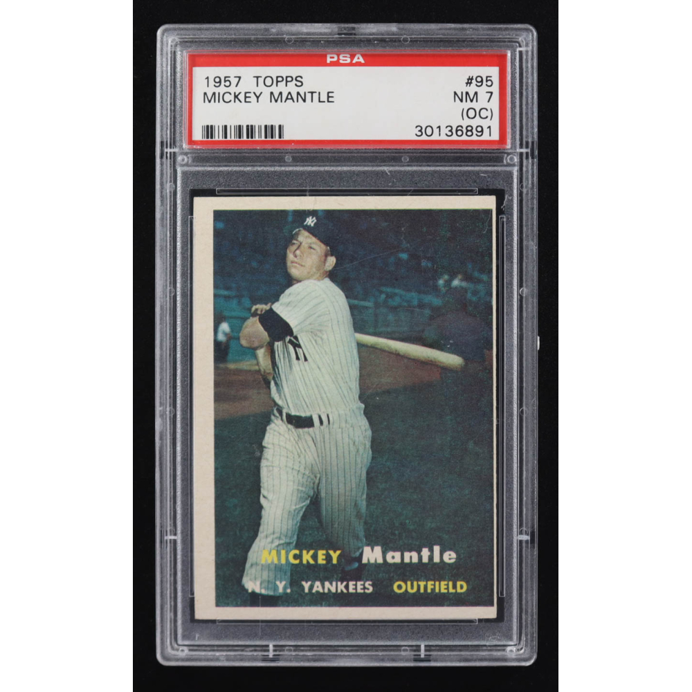 Mickey Mantle 1957 Topps #95 (PSA 7) (OC) | Pristine Auction