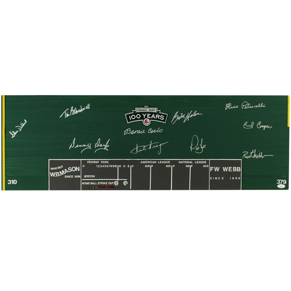 1975 Red Sox 12x36 Home Run Wall Board Signed By (10) with Rico ...