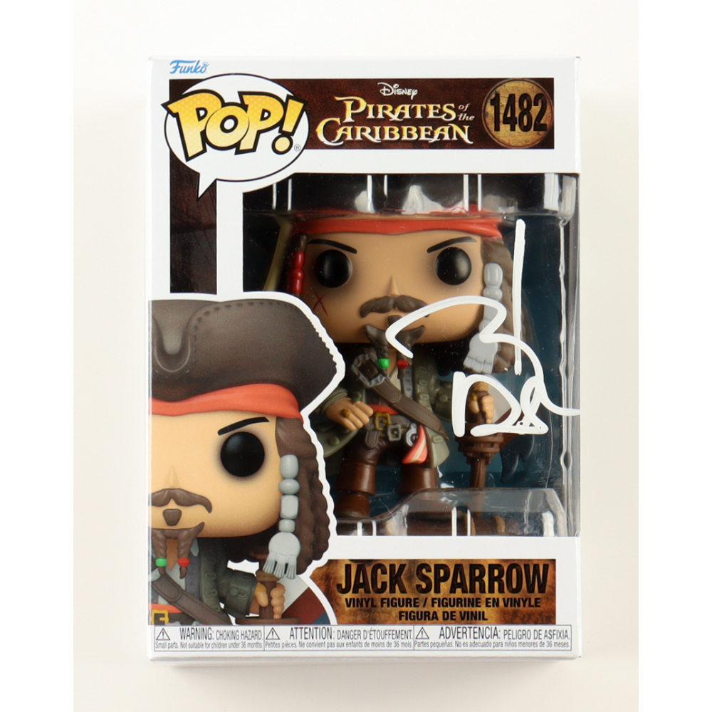 Johnny Depp Signed "Pirates of the Caribbean" #1482 Jack Sparrow Funko ...