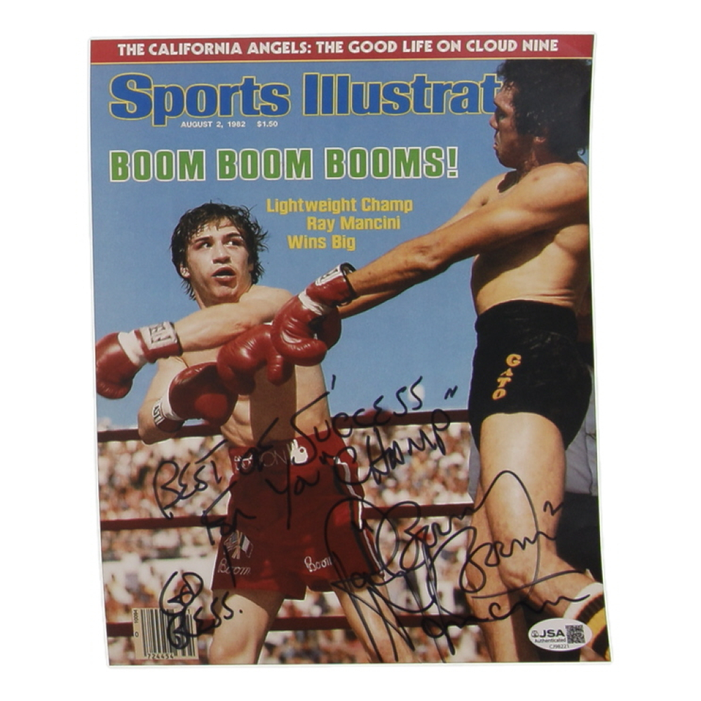 Ray "Boom Boom" Mancini Signed 8x10 Photo Inscribed "Best Of Success ...