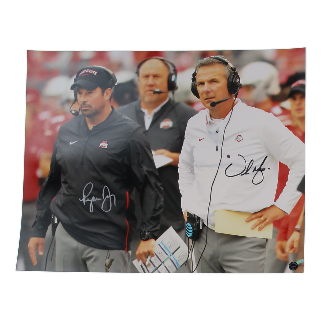 Urban Meyer & Ryan Day Signed Ohio State Buckeyes 16x20 Photo ...