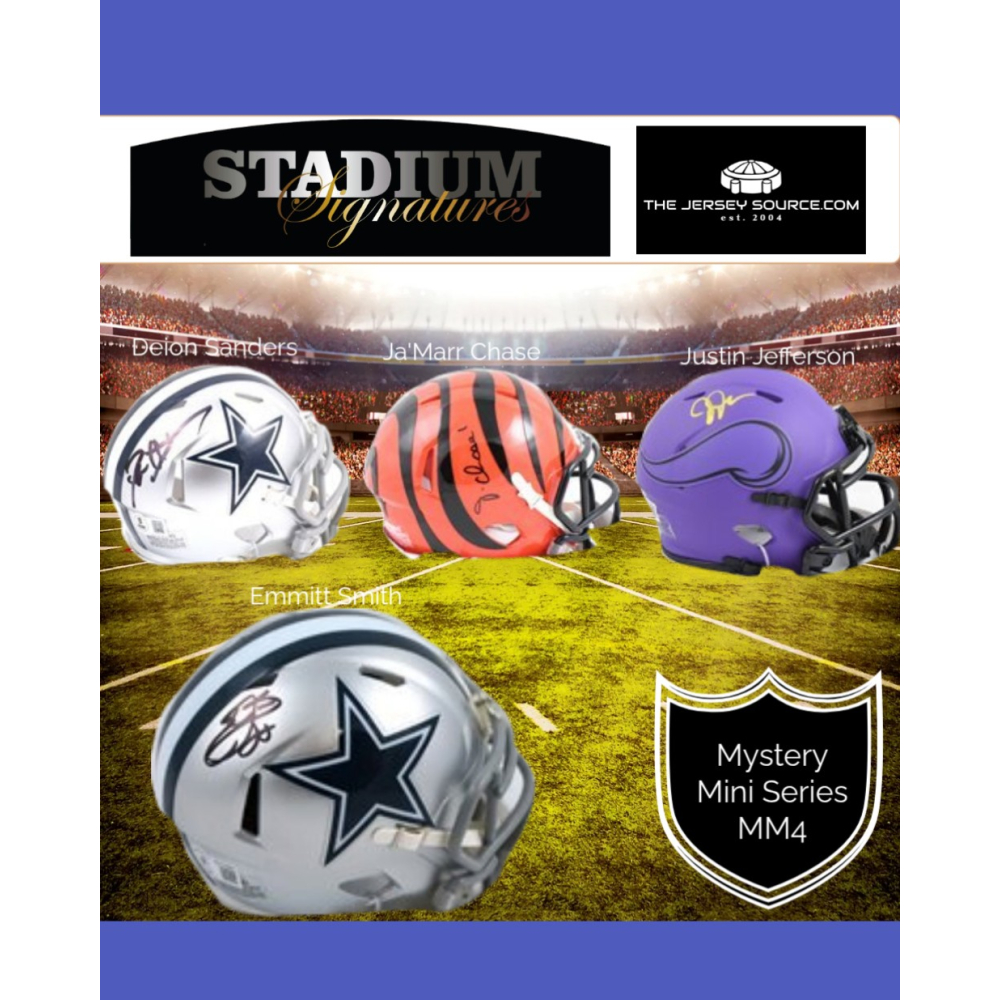 Jersey Source Presents: Stadium Signatures Mini Helmet Mystery Box ...