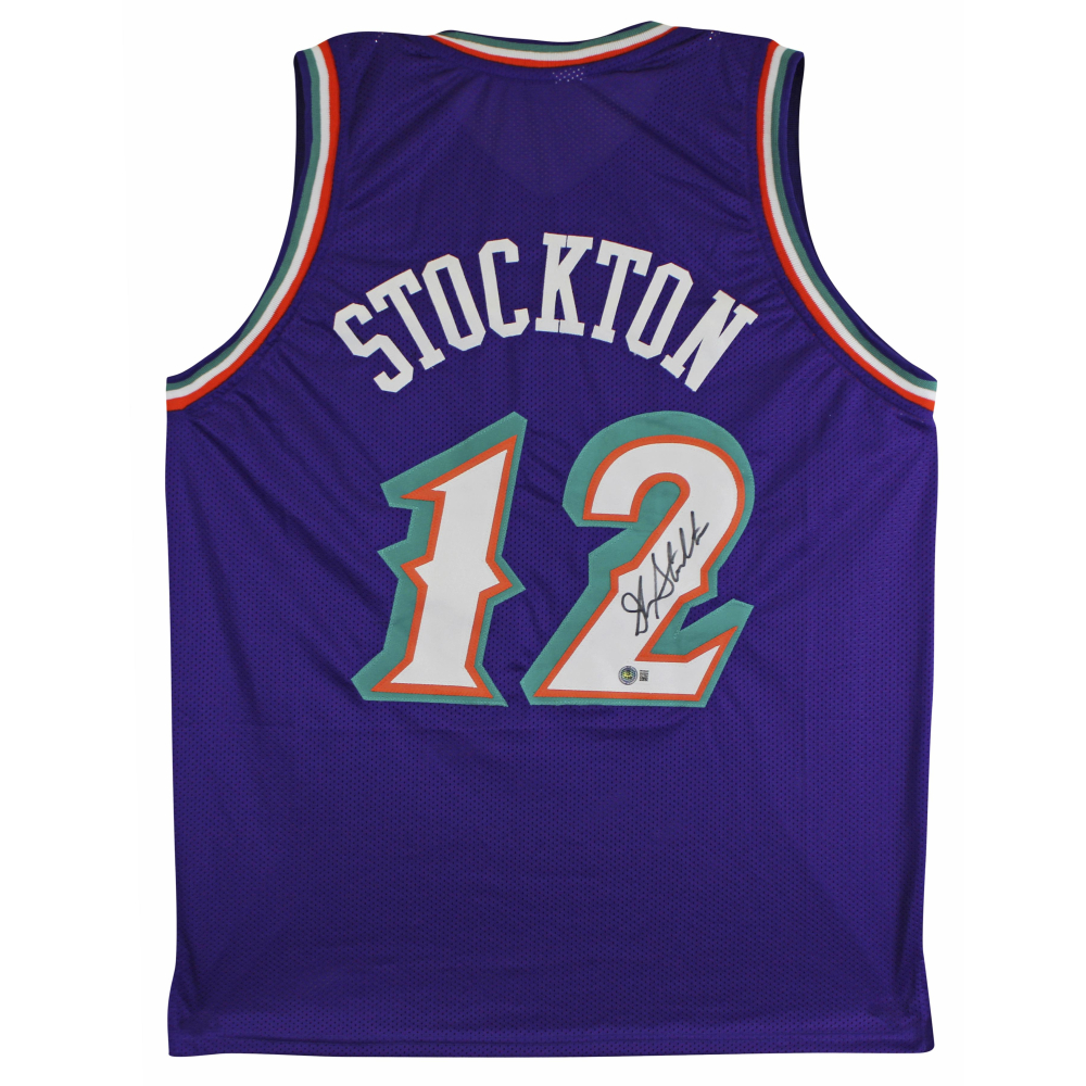 John Stockton Signed Jersey (Beckett) | Pristine Auction