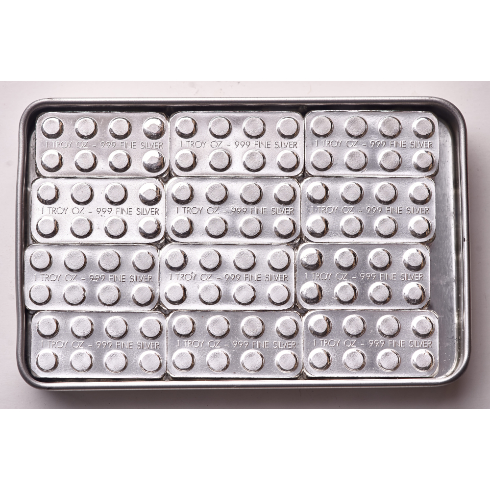 MPM "The Starter Kit" of (12) 1 oz .999 Fine Silver Bullion Building ...