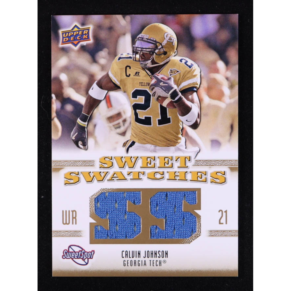 Calvin Johnson 2010 Sweet Spot Sweet Swatches #SSW9 | Pristine Auction