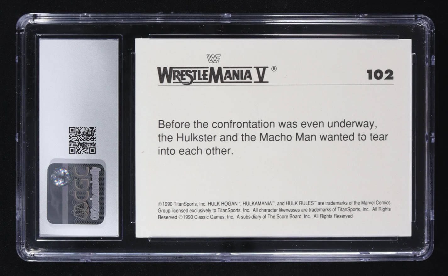 Hulk Hogan / Macho Man 1990 Classic WWF The History of Wrestlemania ...