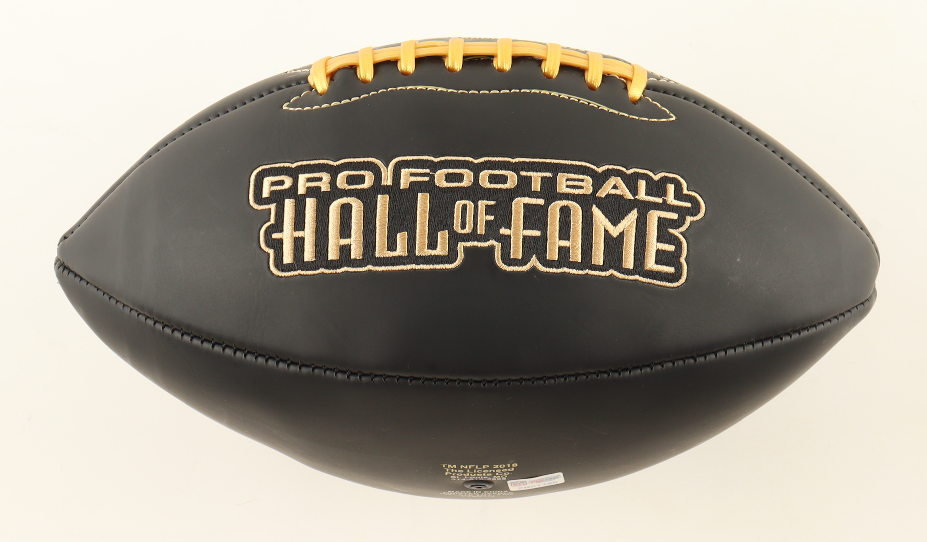 Dave Wilcox Signed NFL Hall of Fame Logo Football Inscribed "HOF 2000 ...
