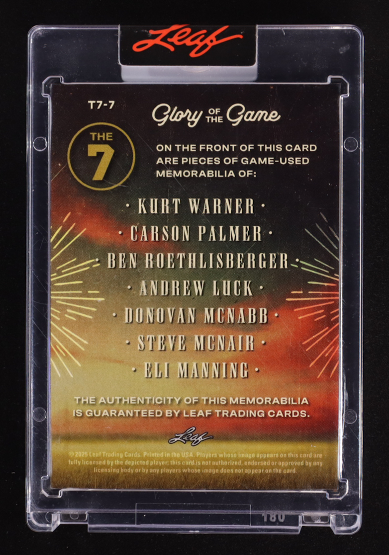 2025 Leaf Glory of the Game The 7 Jerseys Holo Rainbow #T77 #05/12 Kurt ...