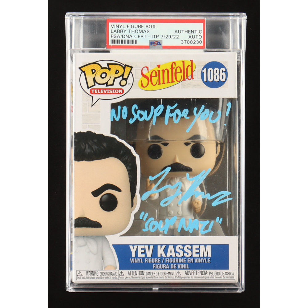 Larry Thomas Signed "Seinfeld" #1086 Yev Kassem Funko Pop! Vinyl Figure ...