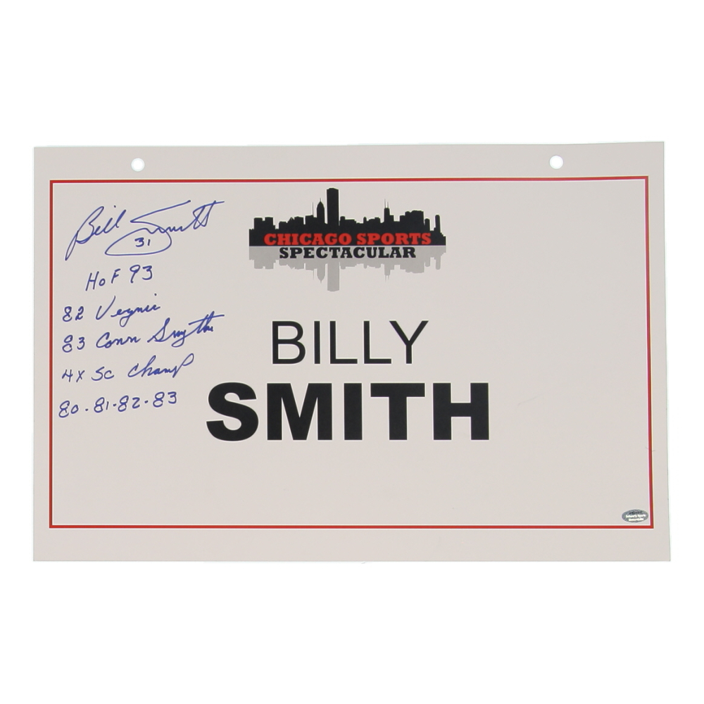 Billy Smith Signed 2024 Chicago Sports Spectacular 11x17 Show Sign with ...