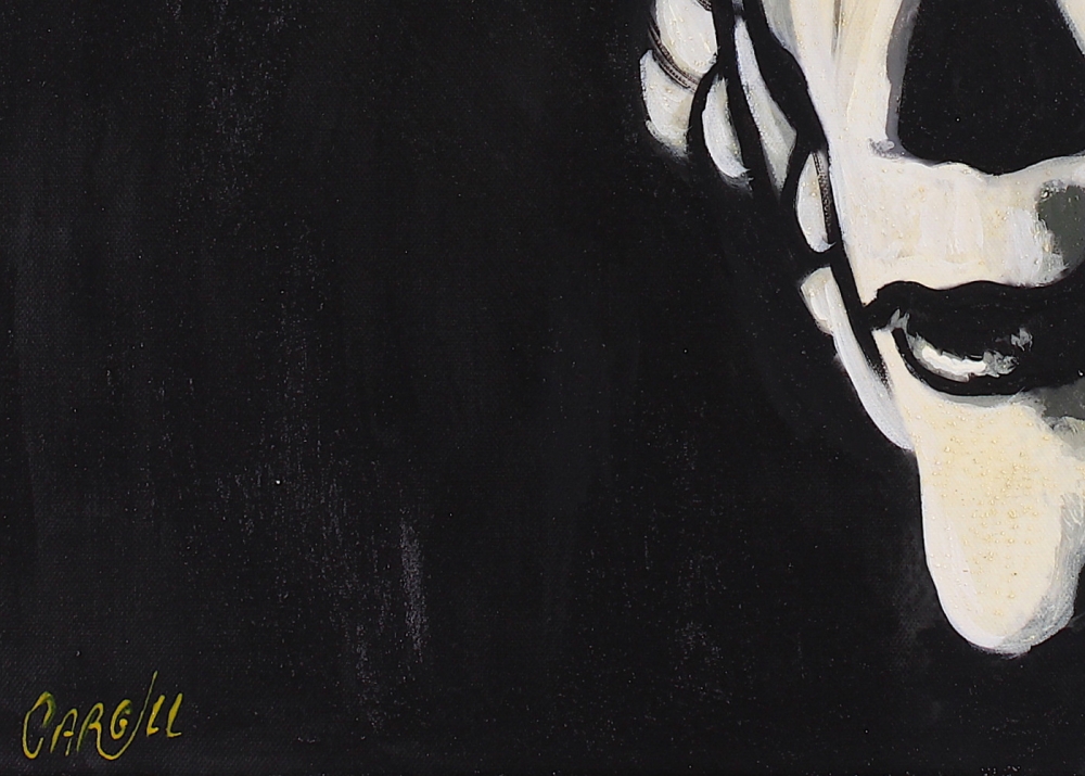 Eric Draven "The Crow" 18x18 Original Painting on Canvas Signed by ...