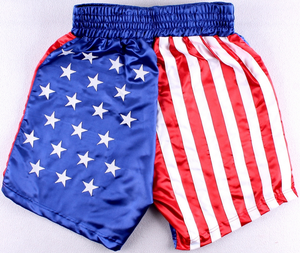Eric "Butterbean" Esch Signed Custom "USA" Boxing Shorts (JSA COA ...