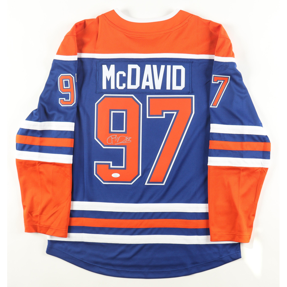 Connor McDavid Signed Oilers Fanatics Authentic Jersey with Captain's ...
