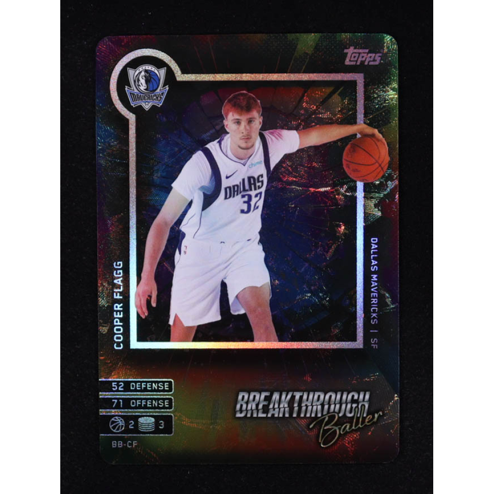 Cooper Flagg 2025-26 Topps Match Attax Breakthrough Ballers #BBCF RC ...