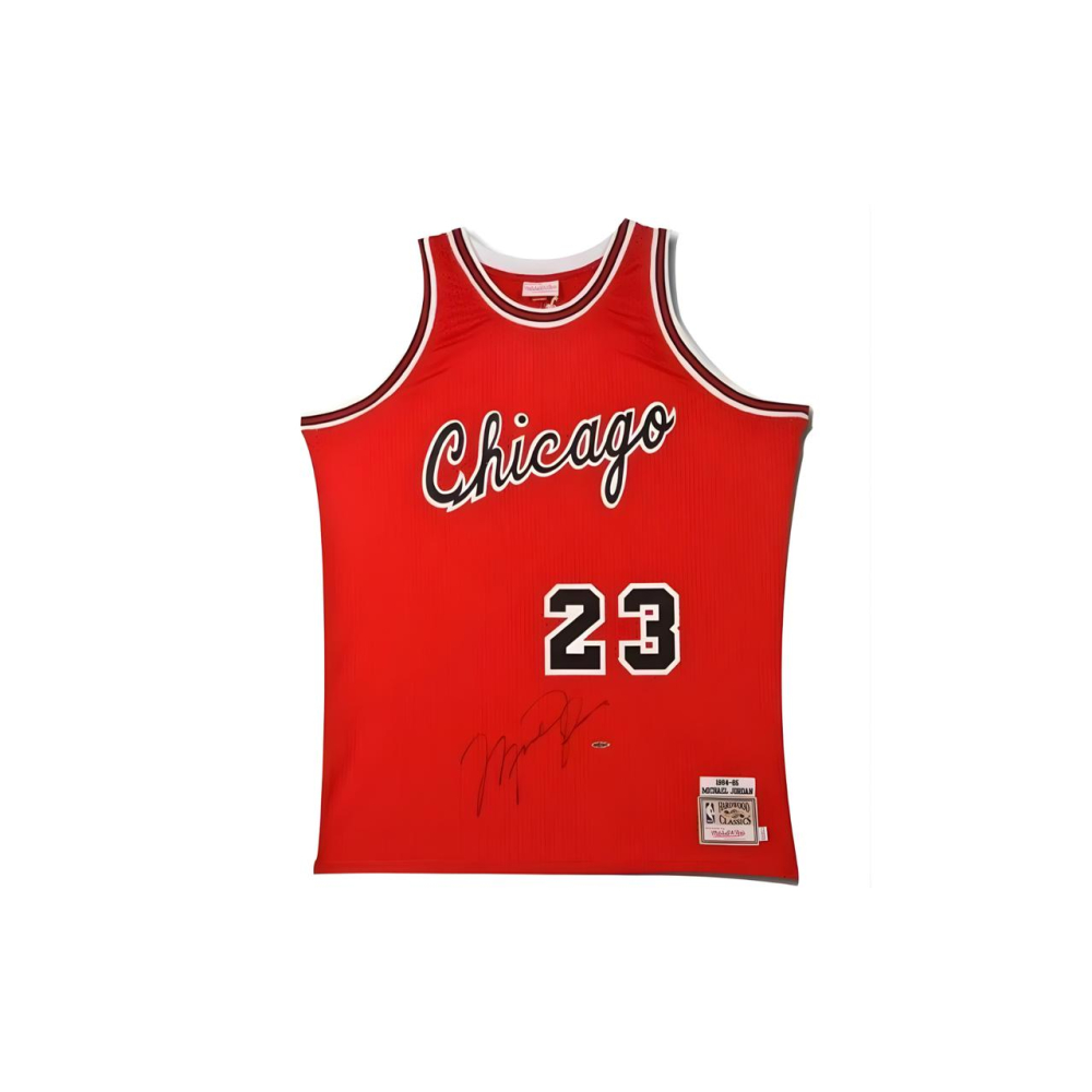 Michael Jordan Signed Bulls Mitchell & Ness Authentic Jersey (UDA ...